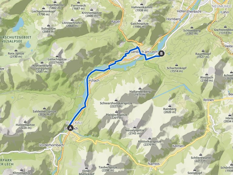 🇦🇹Der Lechweg🩵💦 – 6.Etappe: Von Stanzach nach Rieden 🥾 | hike | Komoot